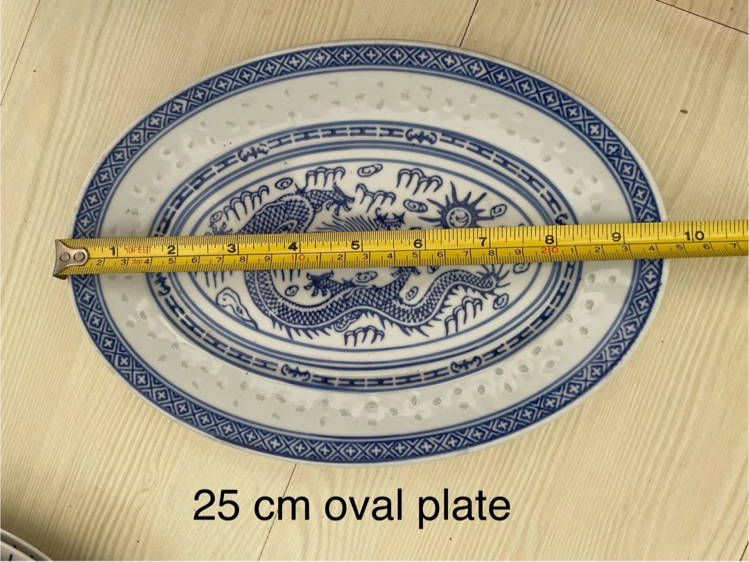 Antique China Dragon Plates, Furniture & Home Living, Kitchenware ...