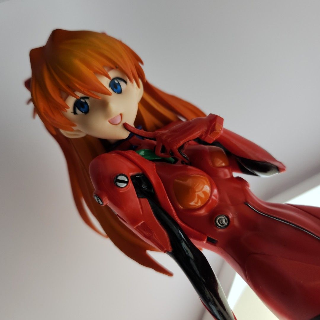 Asuka Langley Sitting Down Pose Figurine, Hobbies & Toys, Toys & Games ...