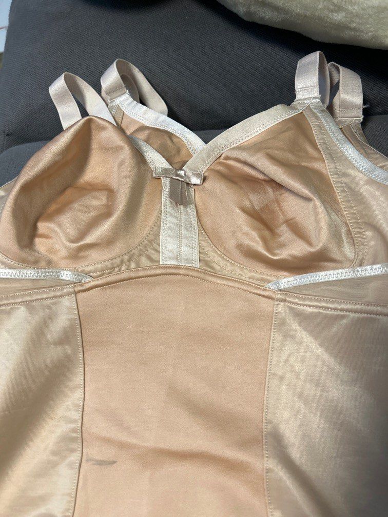 Branded full body girdle nude size 34B or 75 B 2025, Women's Fashion ...