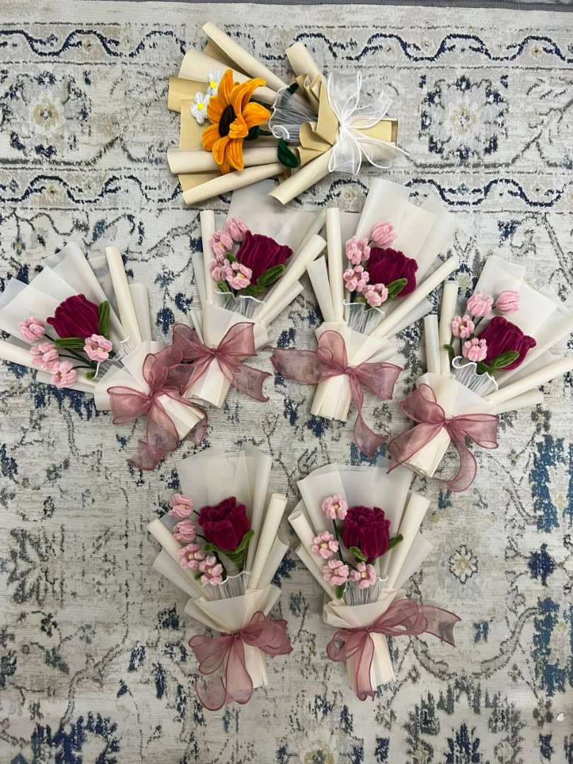 Bunga/Flower Bouquet Convocation Anniversary Birthday Decoration ...