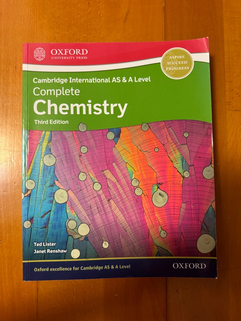 Cambridge International AS &A Level Complete Chemistry Third Edition ...