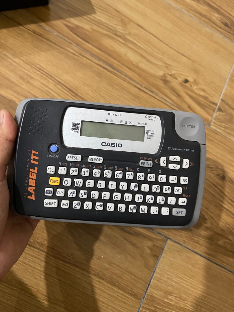 Casio KL - 120 ( EZ LABEL PRINTER ), Computers & Tech, Printers, Scanners & Copiers on Carousell
