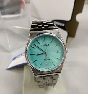 Casio AQ-230A Tiffany Blue, Men's Fashion, Watches & Accessories ...