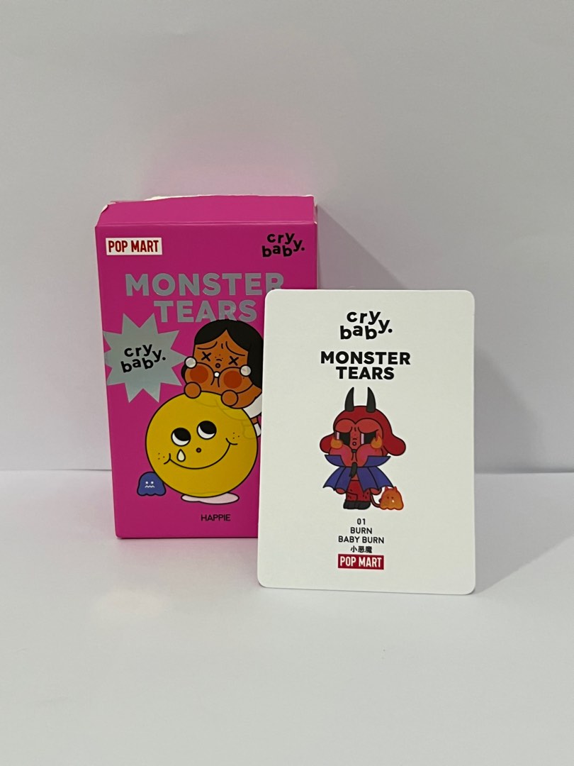 Cry Baby Monsters Tear (Burn baby burn), Hobbies & Toys, Toys & Games ...
