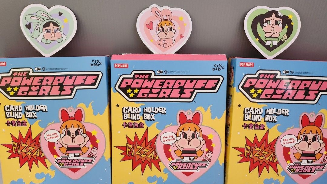 Different Popmart Blind box characters, Crybaby Powerpuff/ Labubu ...