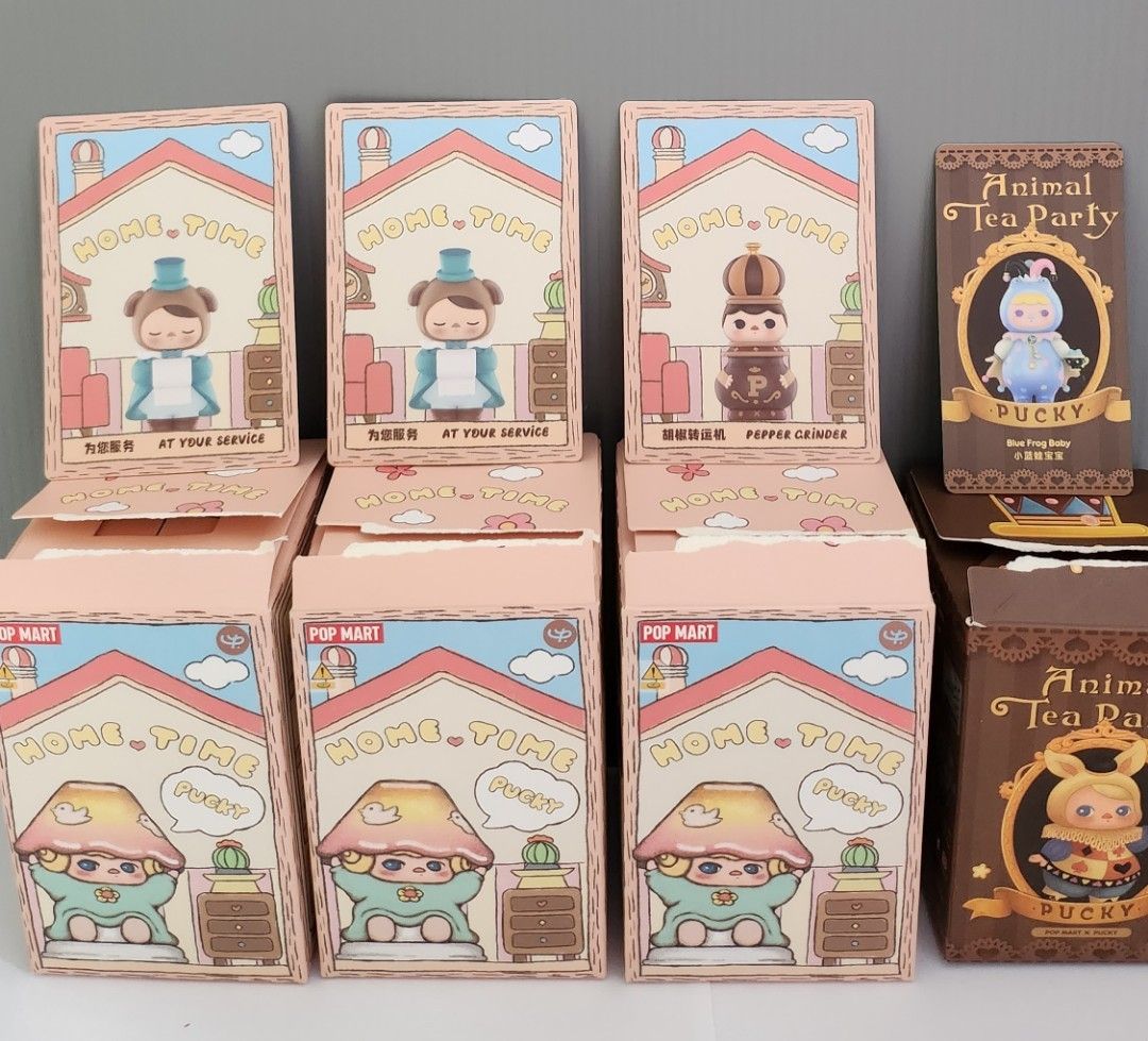 Different Popmart Blind box characters, Crybaby Powerpuff/ Labubu ...