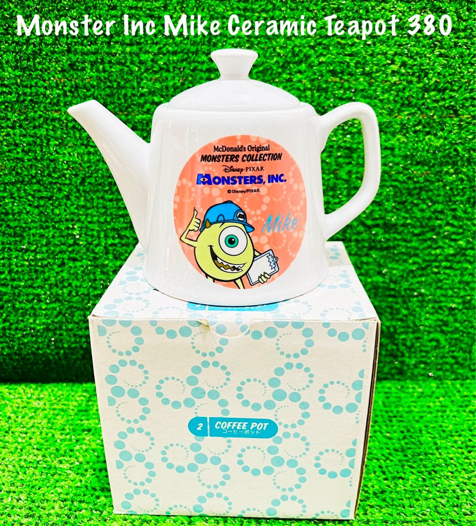 Disney Monster Inc Mike Ceramic Teapot, Furniture & Home Living ...