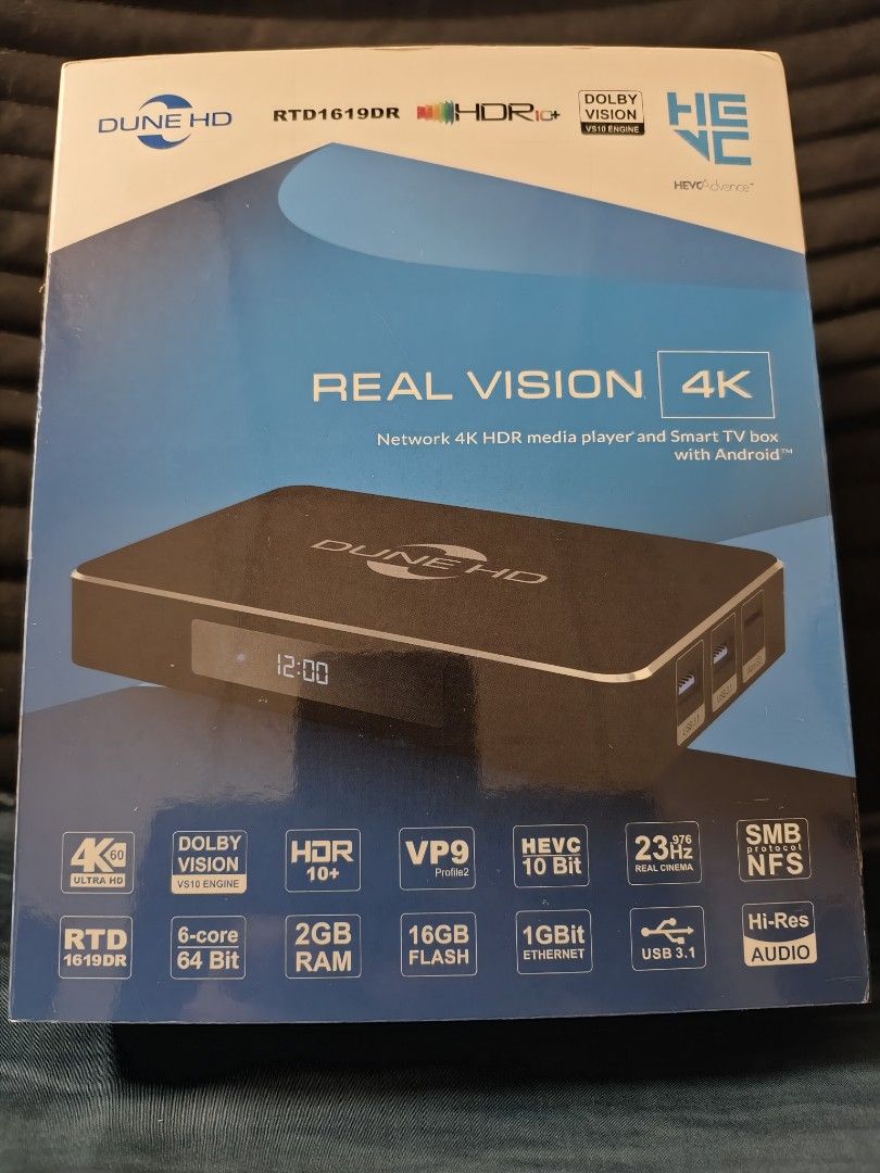 Dune HD Real Vision 4K HDR10+ Dolby Vision, TV & Home Appliances, TV & Entertainment, Blu-Ray ...