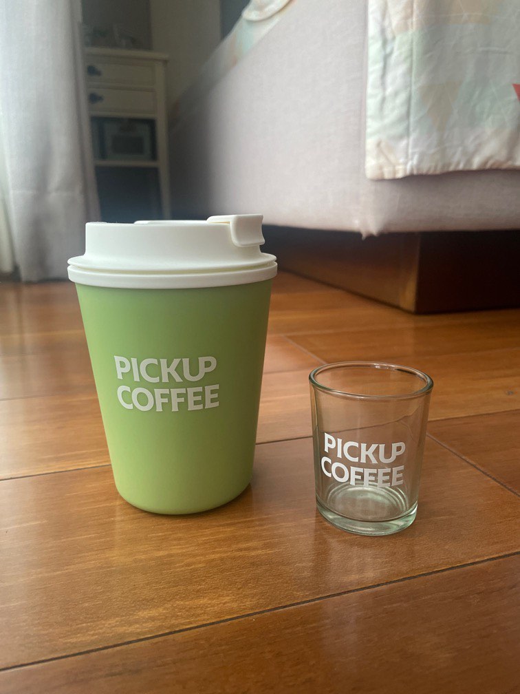 Exclusive Pickup Coffee reusable cup and espresso shot, Furniture ...