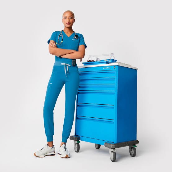 Figs extreme blue, Women's Fashion, Activewear on Carousell