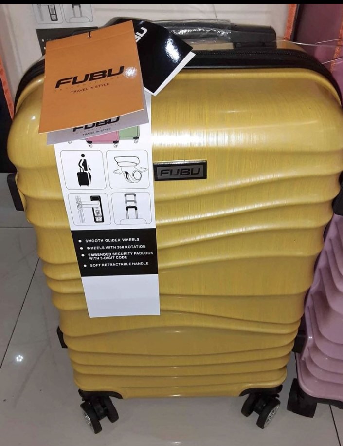 Fubu luggage yellow hand carry, Hobbies & Toys, Travel, Luggage on ...
