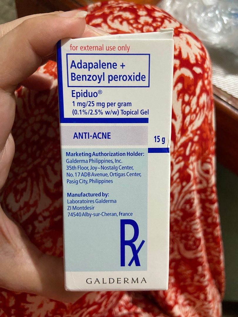 Galderma Epiduo Anti Acne Topical Gel, Beauty & Personal Care, Face ...