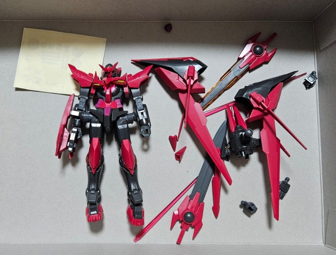 HG HGBF Gundam Exia dark matter, 興趣及遊戲, 玩具 & 遊戲類 - Carousell