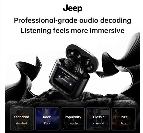 Jeep EW118 TWS Bluetooth Earphone Wireless Earbuds Touch Control Active ...