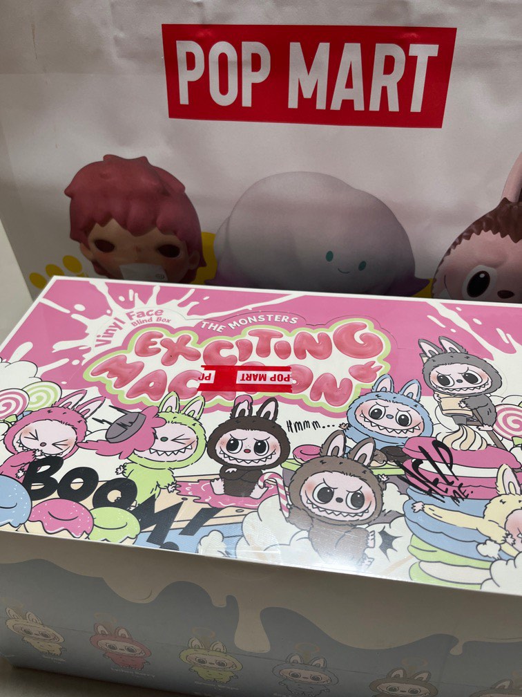 Labubu exciting macaron pop mart, Hobbies & Toys, Toys & Games on Carousell