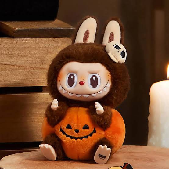 Labubu Halloween Plush with Free Labubu Pop Mart Figurine, Hobbies ...