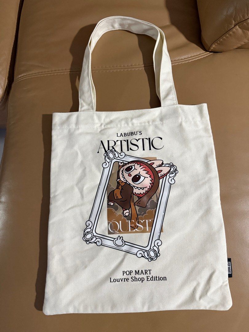 Labubu LOUVRE Paris Special Edition Tote, Women's Fashion, Bags ...