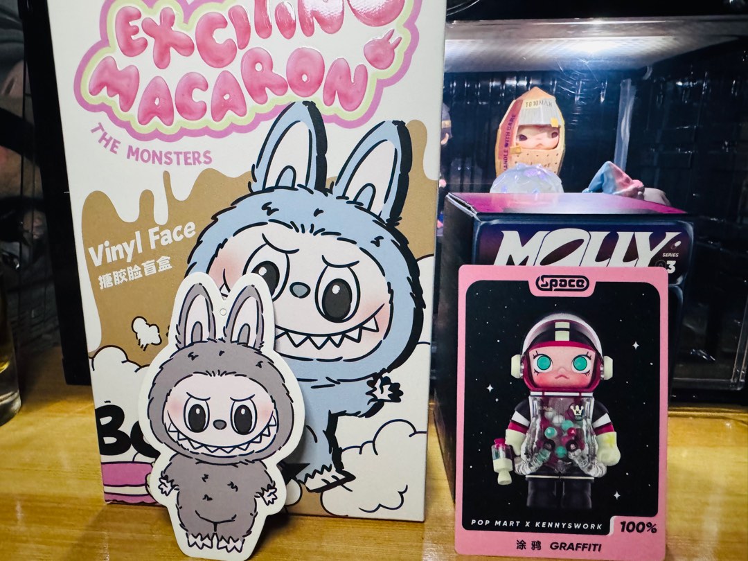 LABUBU MACARON SESAME BEAN X MOLLY V3 GRAFITTI, Hobbies & Toys, Toys ...