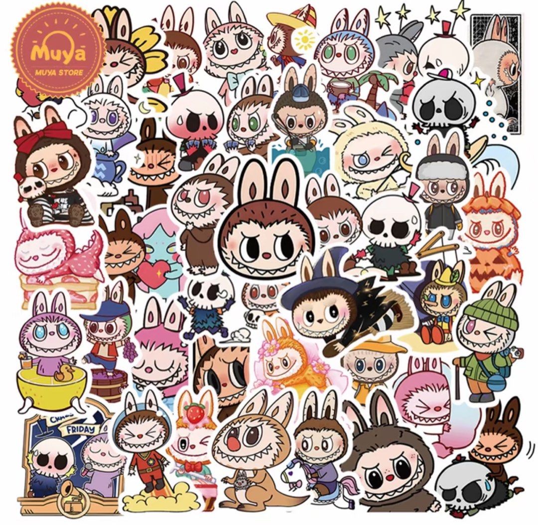 Labubu Sticker, Hobbies & Toys, Stationery & Craft, Other Stationery ...