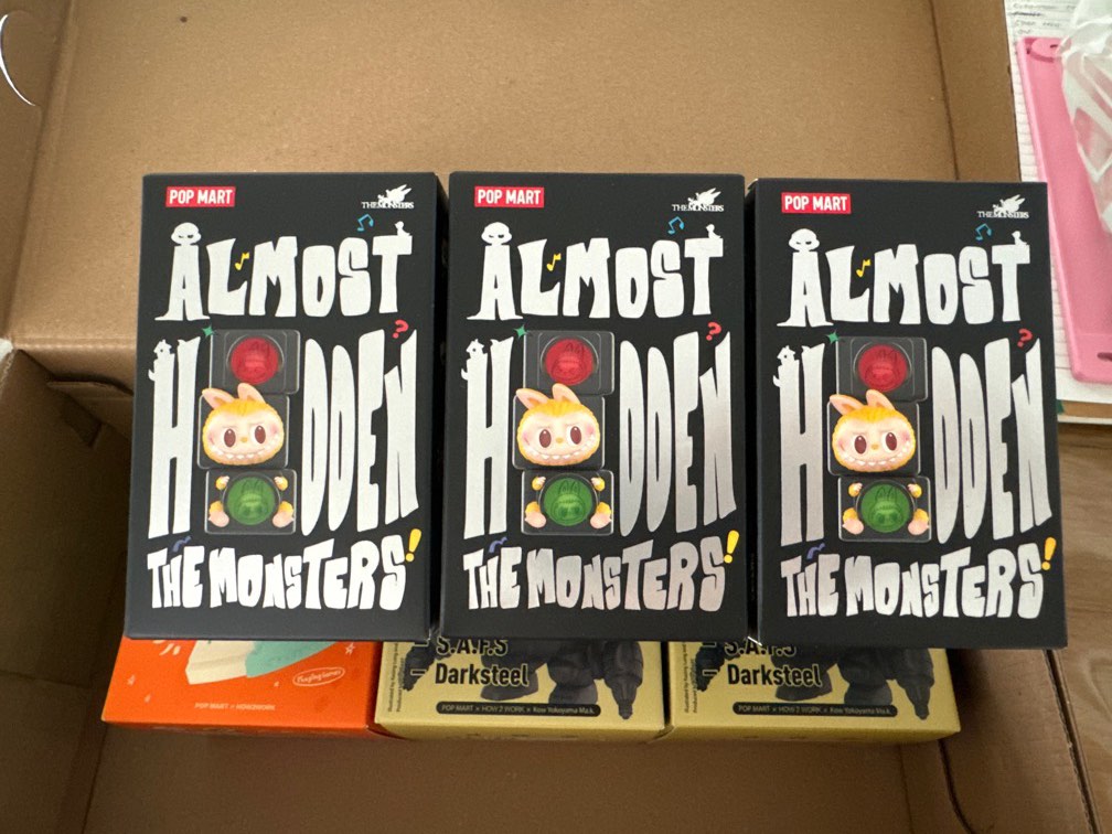 POP MART Labubu THE MONSTERS Almost Hidden Series Figures, Hobbies ...