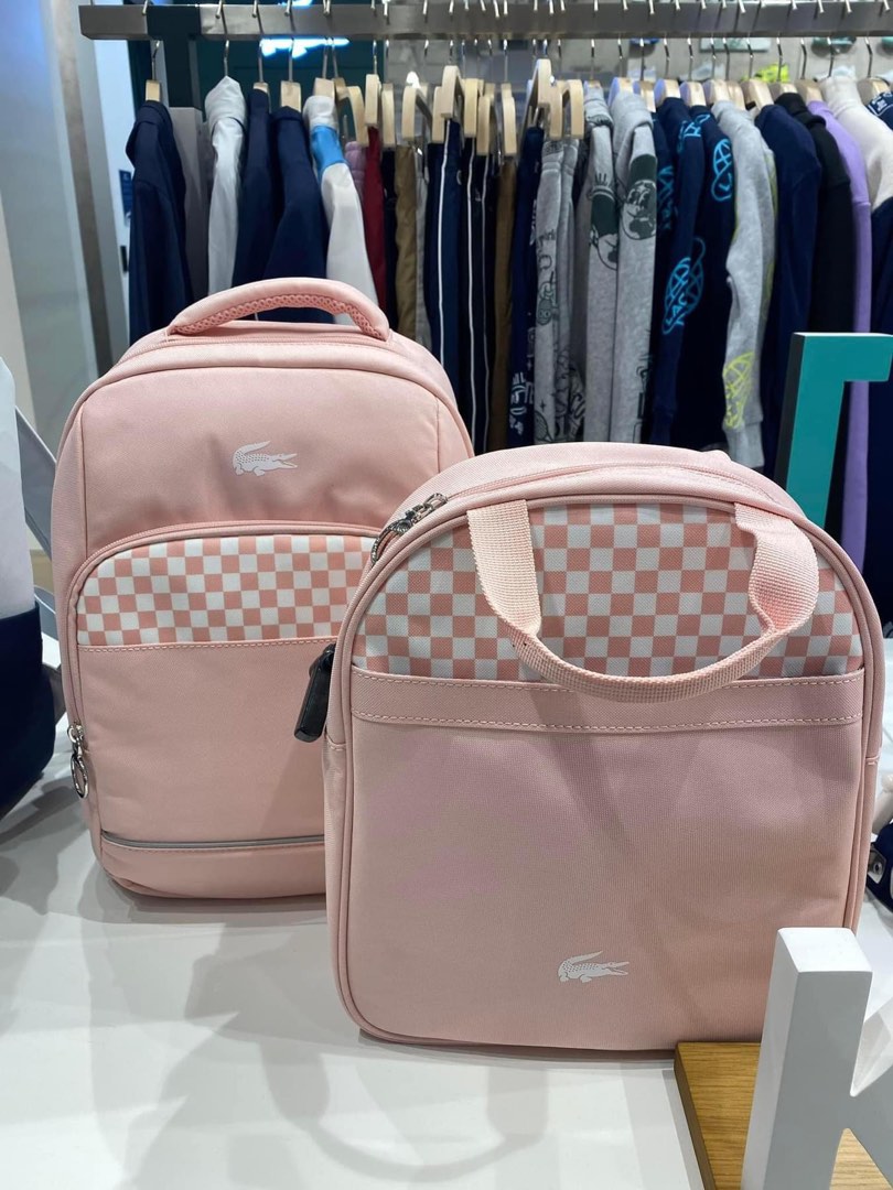 Lacoste Backpack & Sling Bag for Kids, Women's Fashion, Bags & Wallets ...