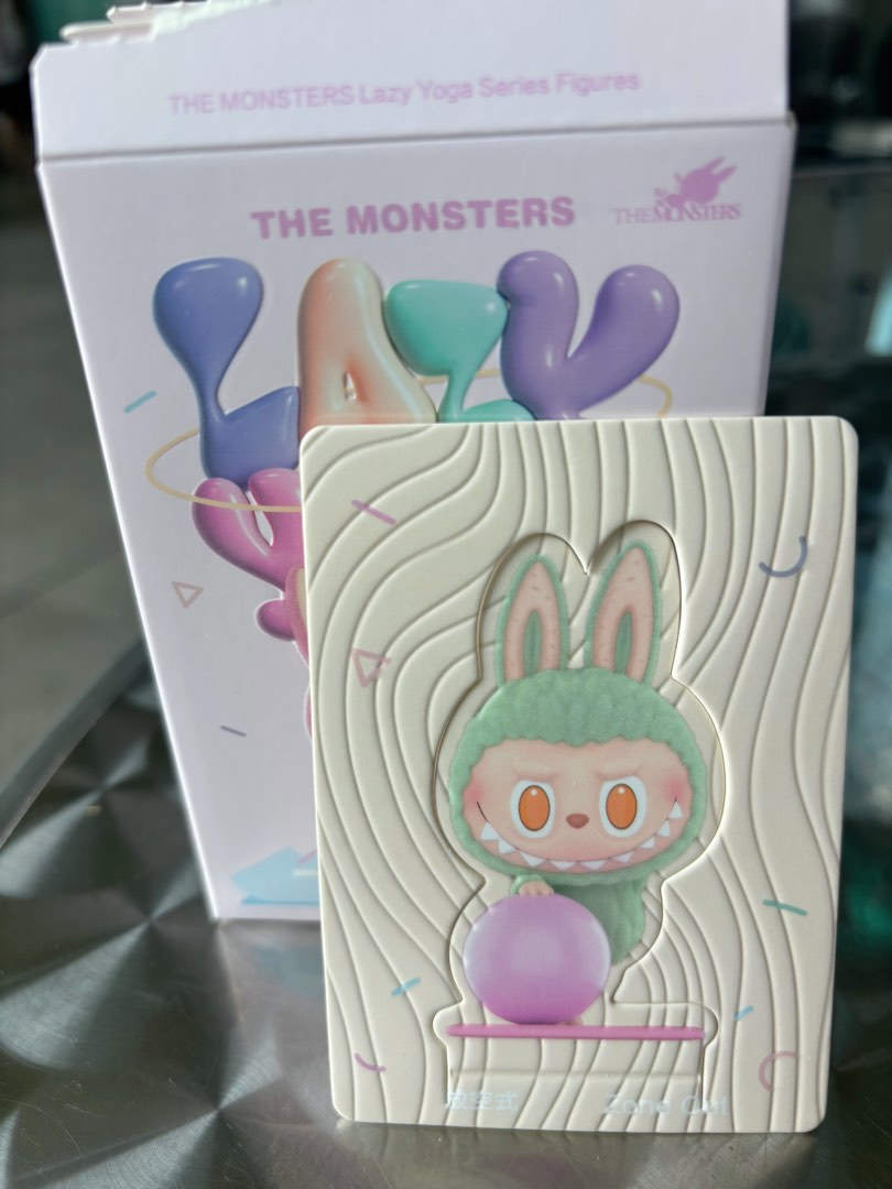 Lazy yoga labubu - zone out, Hobbies & Toys, Toys & Games on Carousell