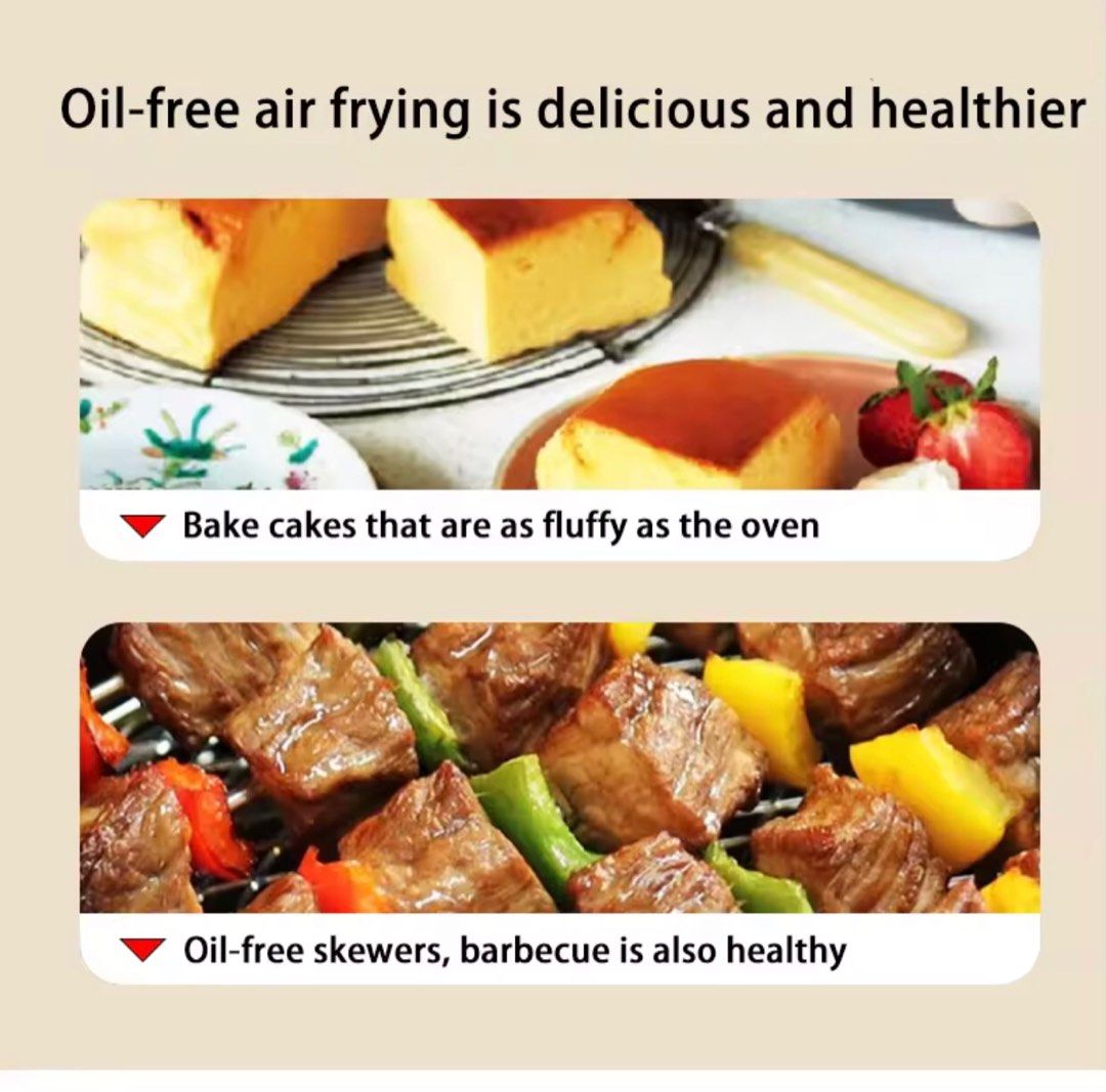 LEUSE 3D Air Fryer 6L Automatic Timing Big Capacity CHEAP!!, TV & Home ...