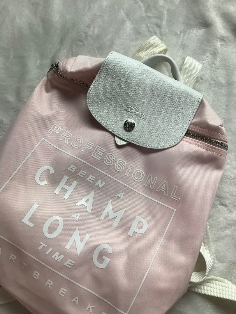 Longchamp Backpack Pink, Women's Fashion, Bags & Wallets, Backpacks on ...
