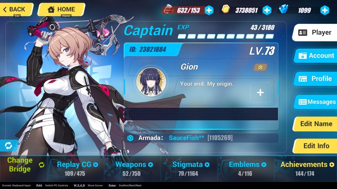 Main 4 Hoyoverse Title For Sale - Genshin Honkai Star Rail Impact 3rd ...