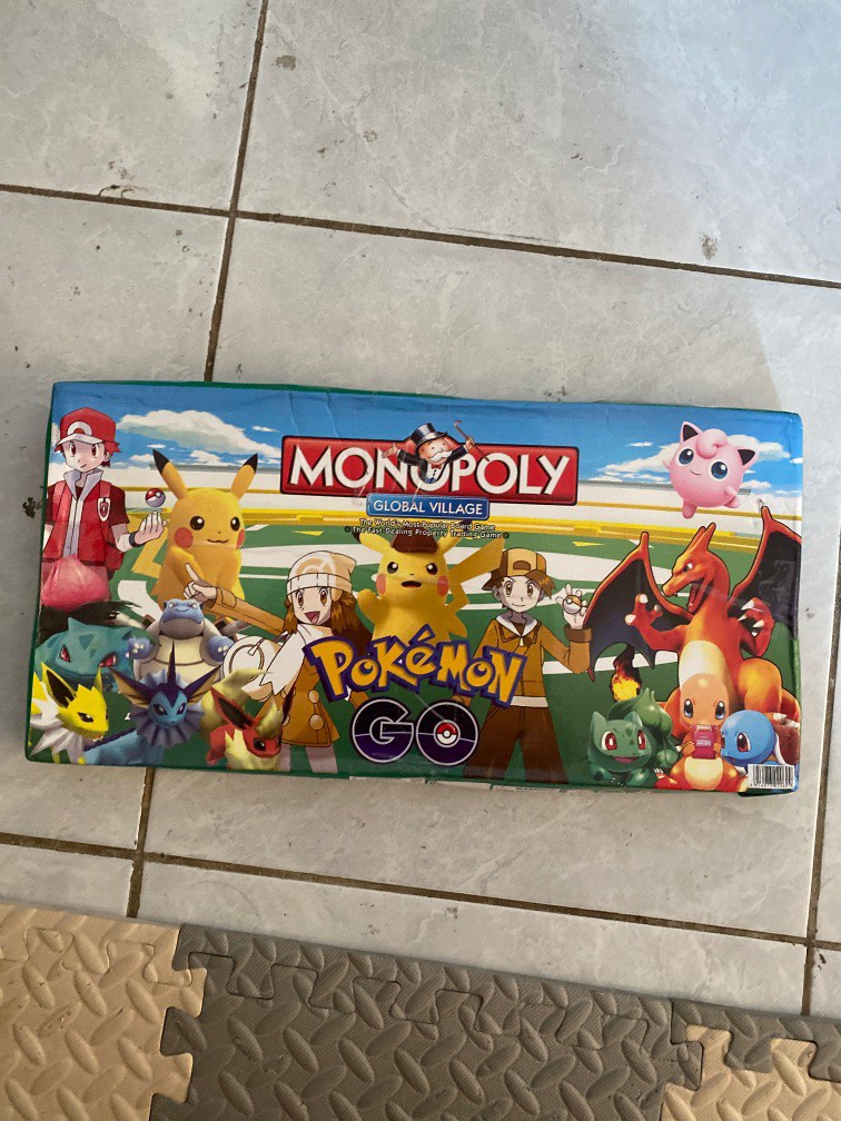 Mainan Keluarga Anak Monopoly Global Village Pokemon GO Pikachu ...