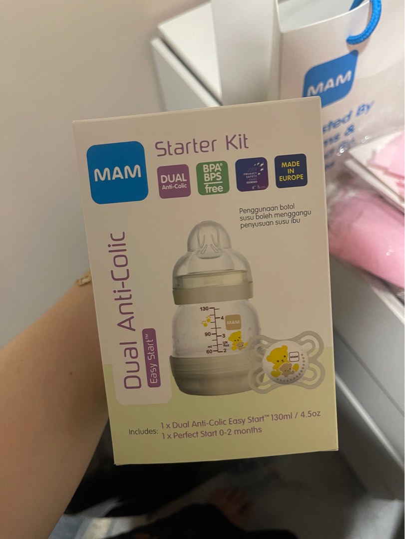 MAM Starter Kit, Milk Bottle+Pacifier, Babies & Kids, Nursing & Feeding ...
