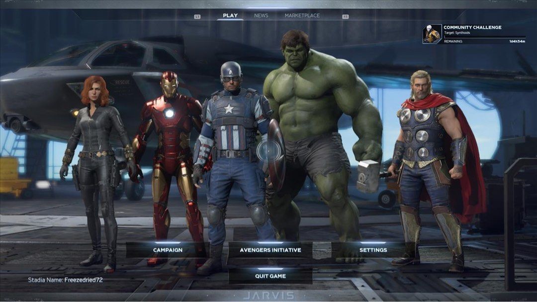Marvel's Avengers (Chi Sub) Used PS4 Game, Video Gaming, Video Games ...