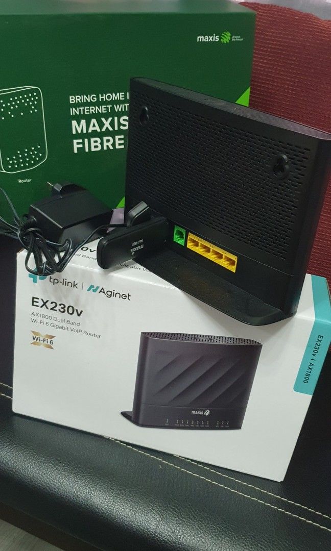 Maxis Home Fibre Wifi 6 Router Dual Band + USB Modem Dongle, Computers ...