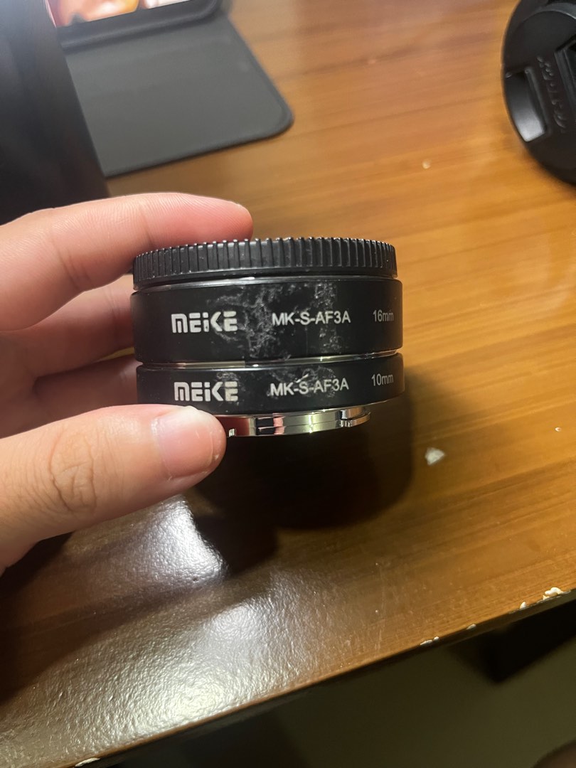 Meike Macro Extension Tube (Sony), Photography, Cameras on Carousell
