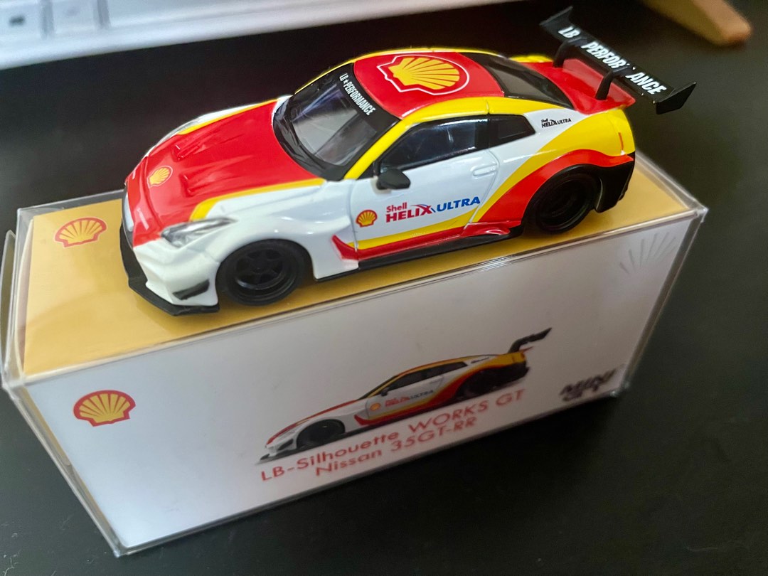 Mini GT LBWK R35 Shell Edition, Hobbies & Toys, Toys & Games on Carousell