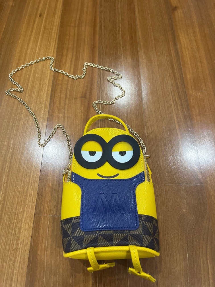 minion crossbody leather bag, Women's Fashion, Bags & Wallets, Cross ...