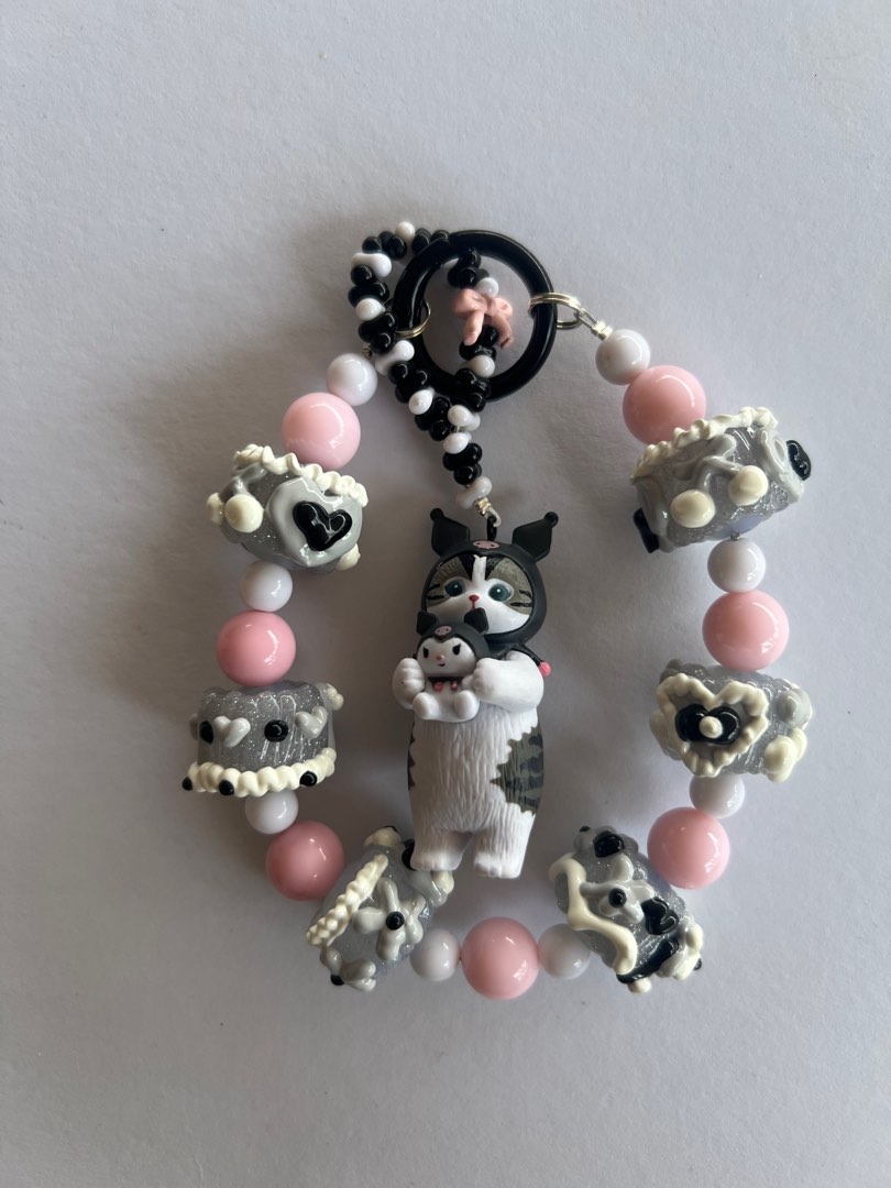 Mofusand kuromi keychain, Hobbies & Toys, Stationery & Craft, Handmade ...