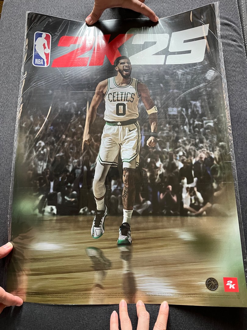 NBA2k25 Metalized Poster (sealed), Hobbies & Toys, Memorabilia ...