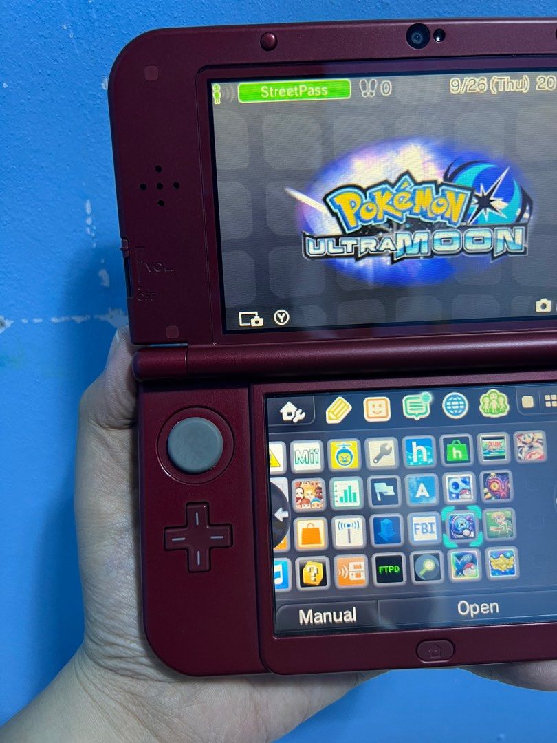 New Nintendo 3DS XL Metallic Red (W/ Film Protectors On the Plates, CFW ...