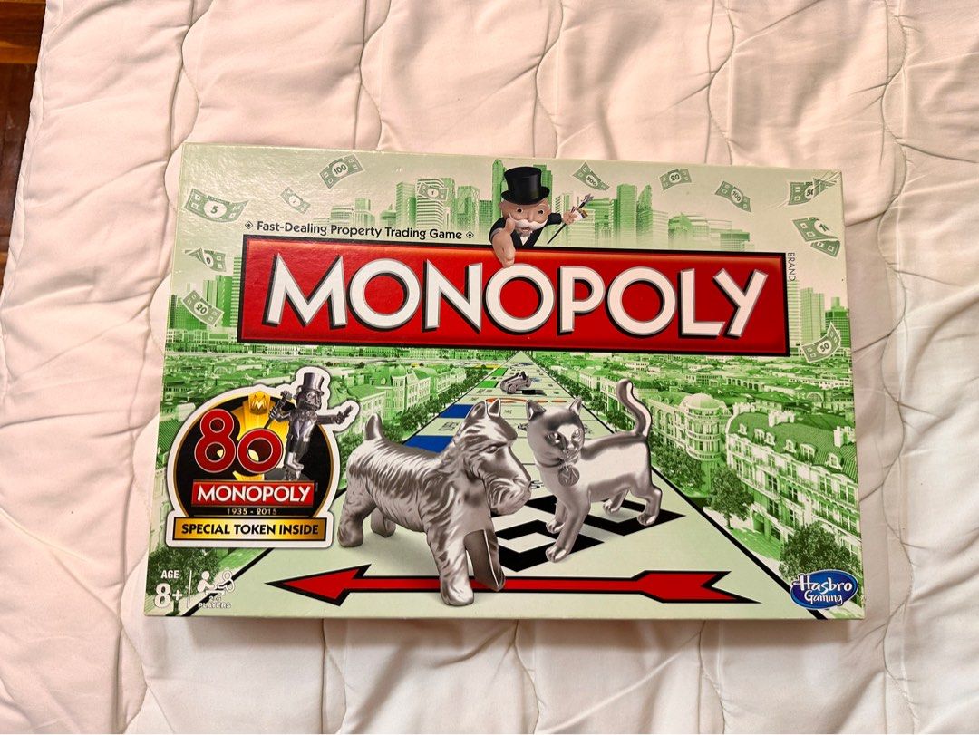 Original Monopoly board game, Hobbies & Toys, Toys & Games on Carousell