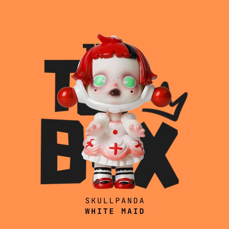 [Original] Popmart Skullpanda White Maid Limited, Toys & Collectibles ...