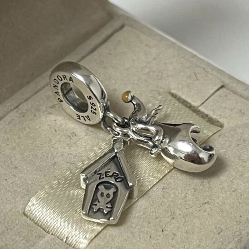 Pandora Disney Parks Zero Nightmare Before Christmas Dangle Charm, Men ...
