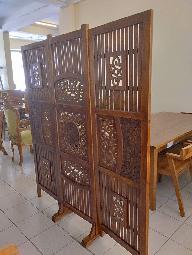 Partition Teak, Furniture & Home Living, Home Decor, Other Home Decor ...