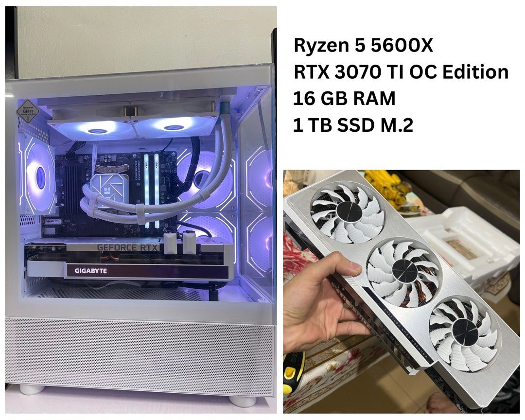 PC GAMING RYZEN 5 5600X RTX 3070 TI OC, Computers & Tech, Desktops on Carousell