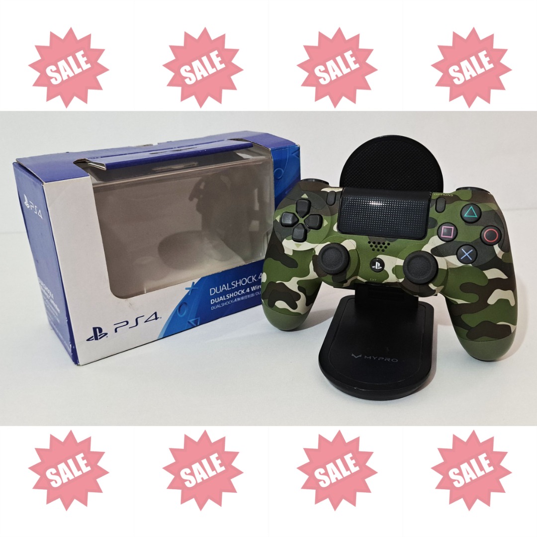 PlayStation 4 Dualshock 4 Wireless Controller Green Camouflage Asian ...