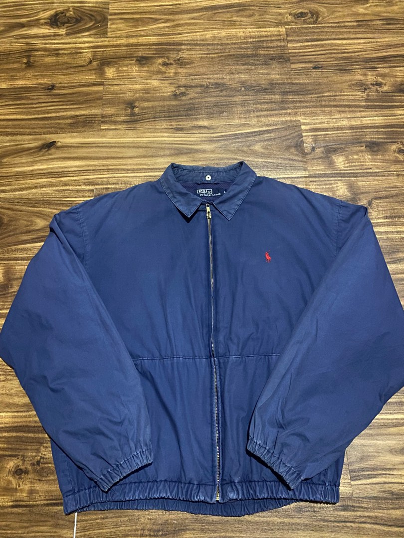 Polo Rl Harrington Jacket, Men's Fashion, Tops & Sets, Formal Shirts on ...