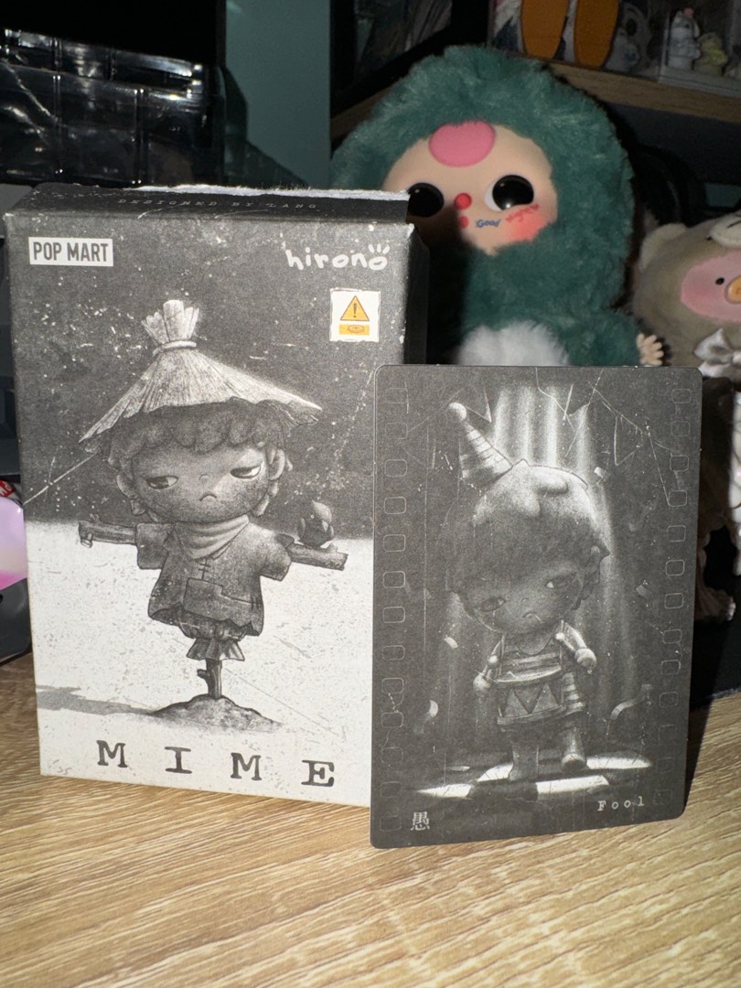 Popmart Hirono Mime, Hobbies & Toys, Toys & Games on Carousell