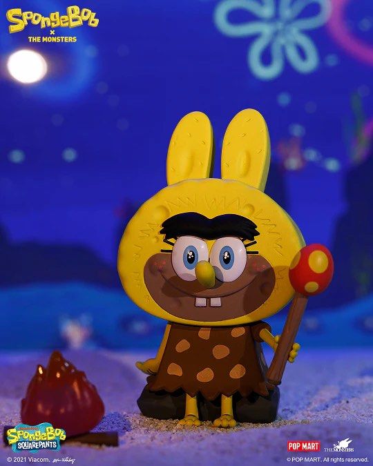 Popmart Spongebob x The Monster Labubu, Hobbies & Toys, Toys & Games on ...