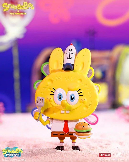 Popmart Spongebob x The Monster Labubu, Hobbies & Toys, Toys & Games on ...