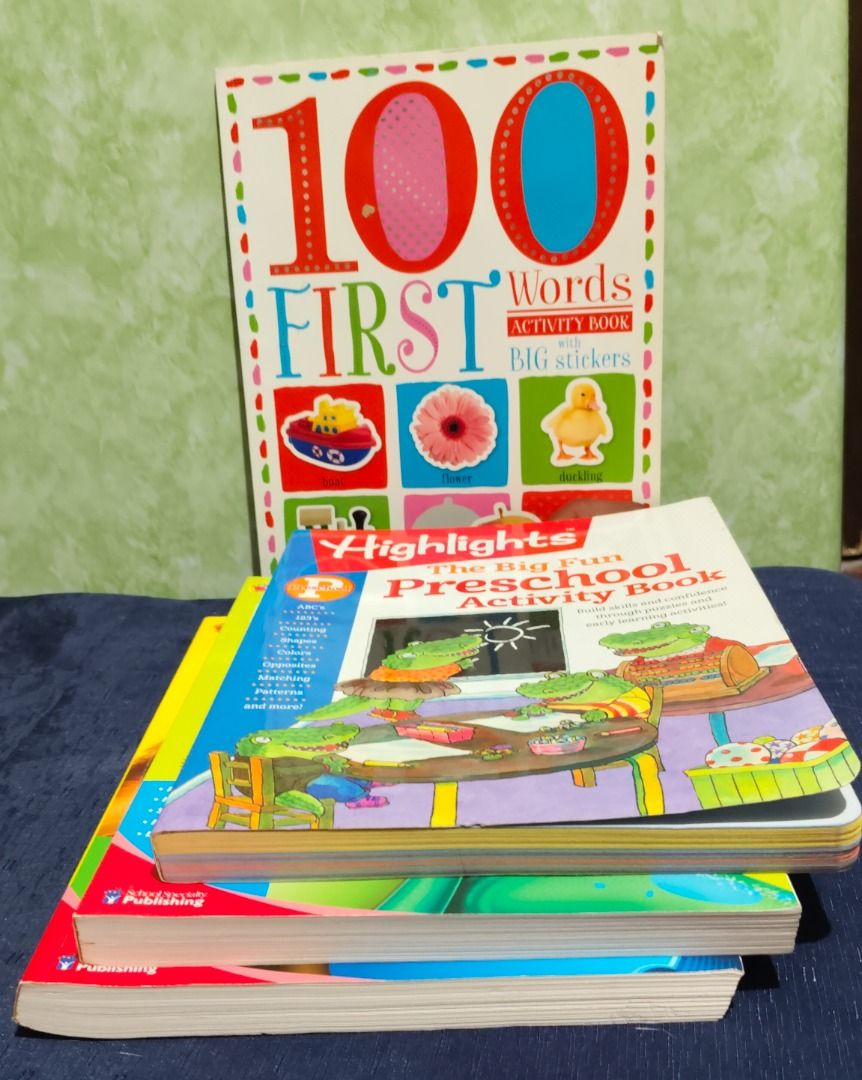 Preschool Big Fun Workbook: 256-Pages of Language Arts, Math and Shapes ...